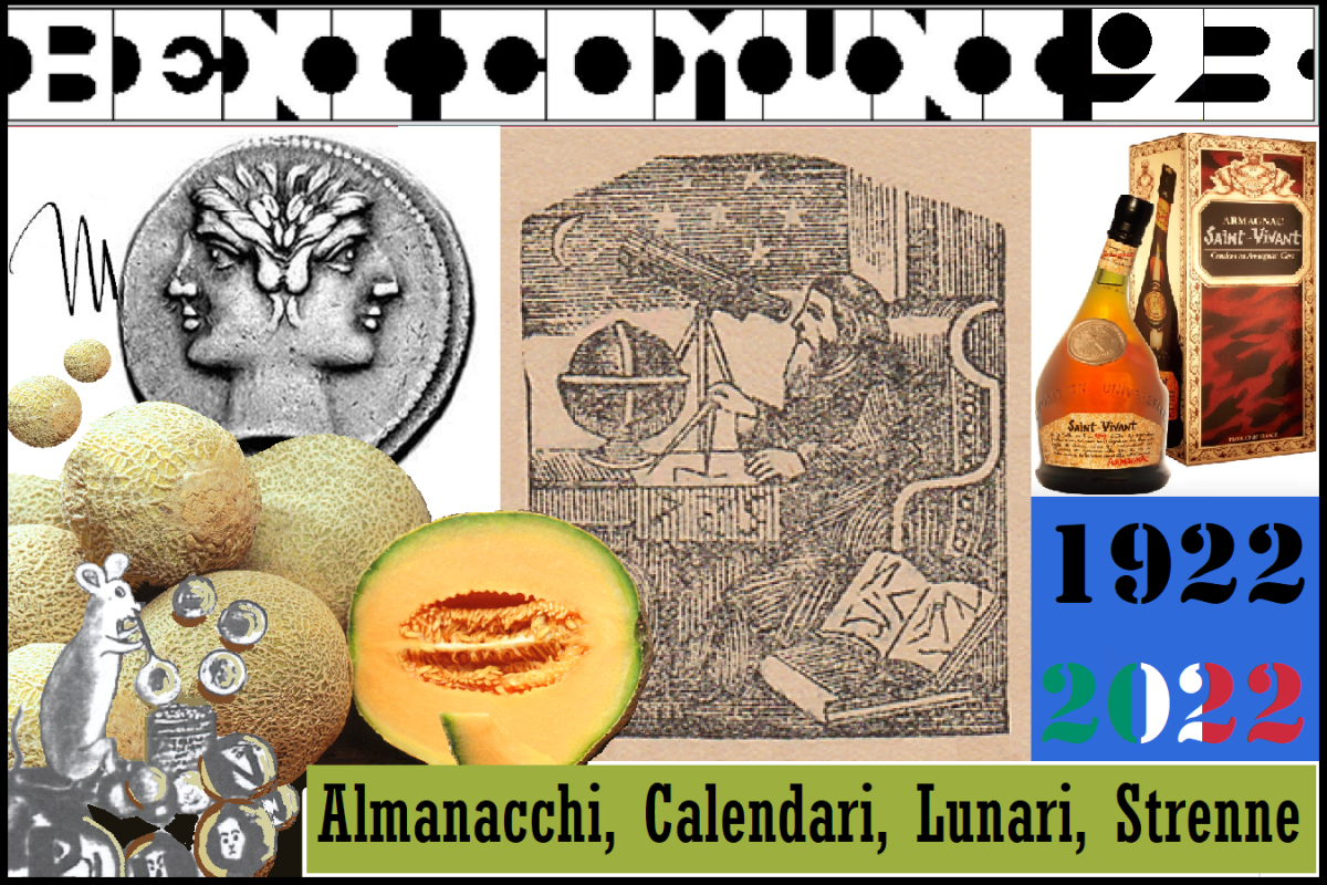 RUBRICA “BENI COMUNI”, 23. ALMANACCHI, CALENDARI, LUNARI, STRENNE ...