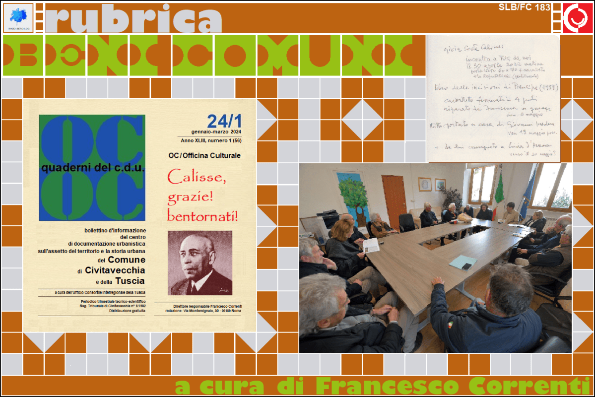 RUBRICA BENI COMUNI – UNA GIORNATA PARTICOLARE | SpazioLiberoBlog